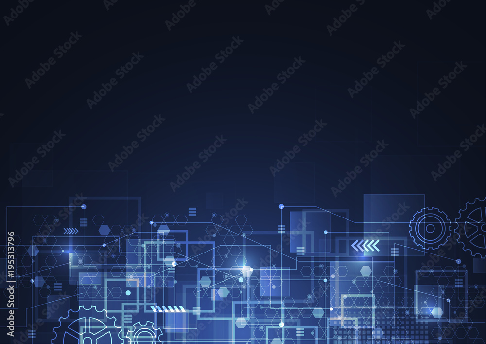 Abstract digital background with technology circuit board texture ...