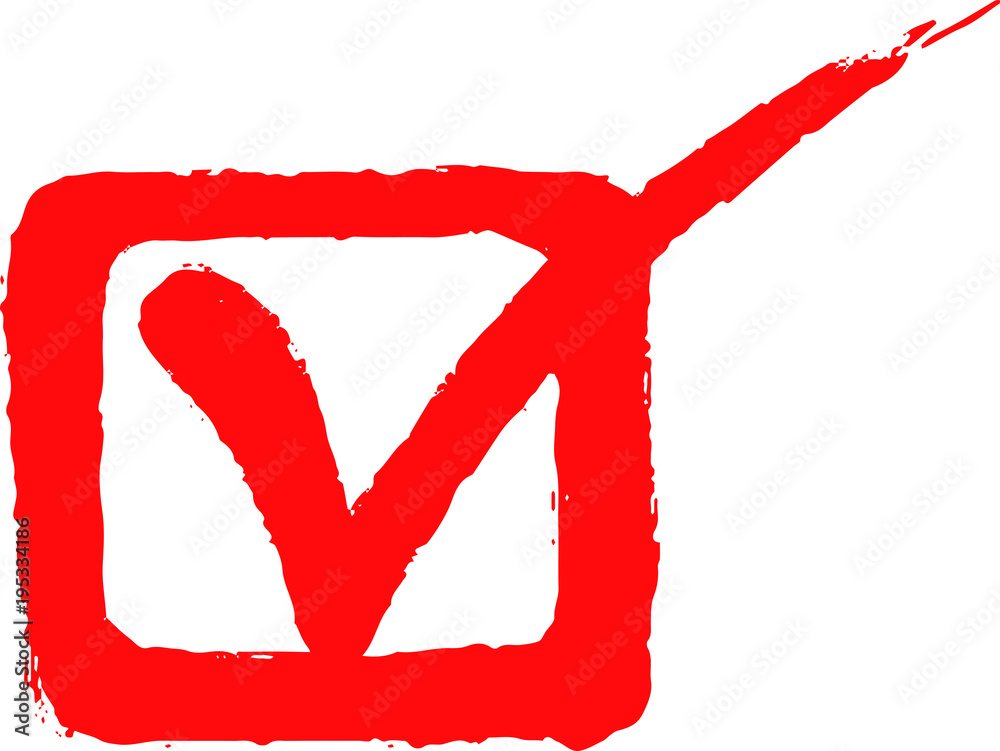 Check box and check mark 4 Stock Vector | Adobe Stock