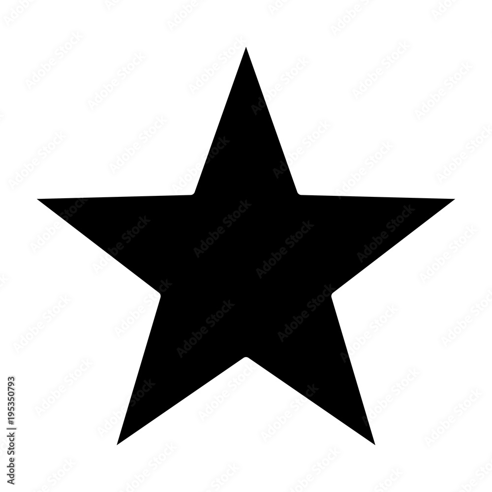 star symbol vector star icon star shape illustration Stock Vector ...