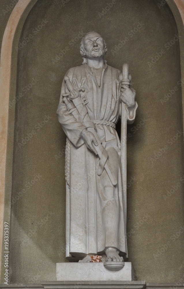 Statue of Saint Ignatius of Loyola Stock Photo | Adobe Stock
