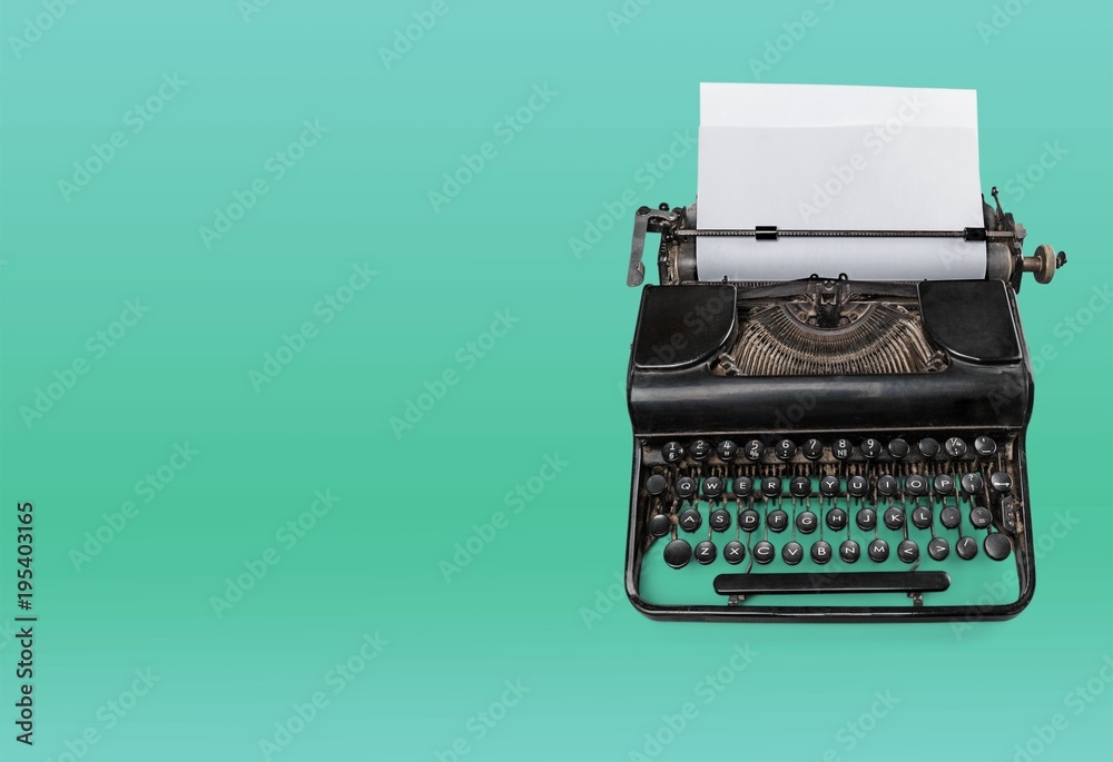 Typewriter. Stock Photo | Adobe Stock