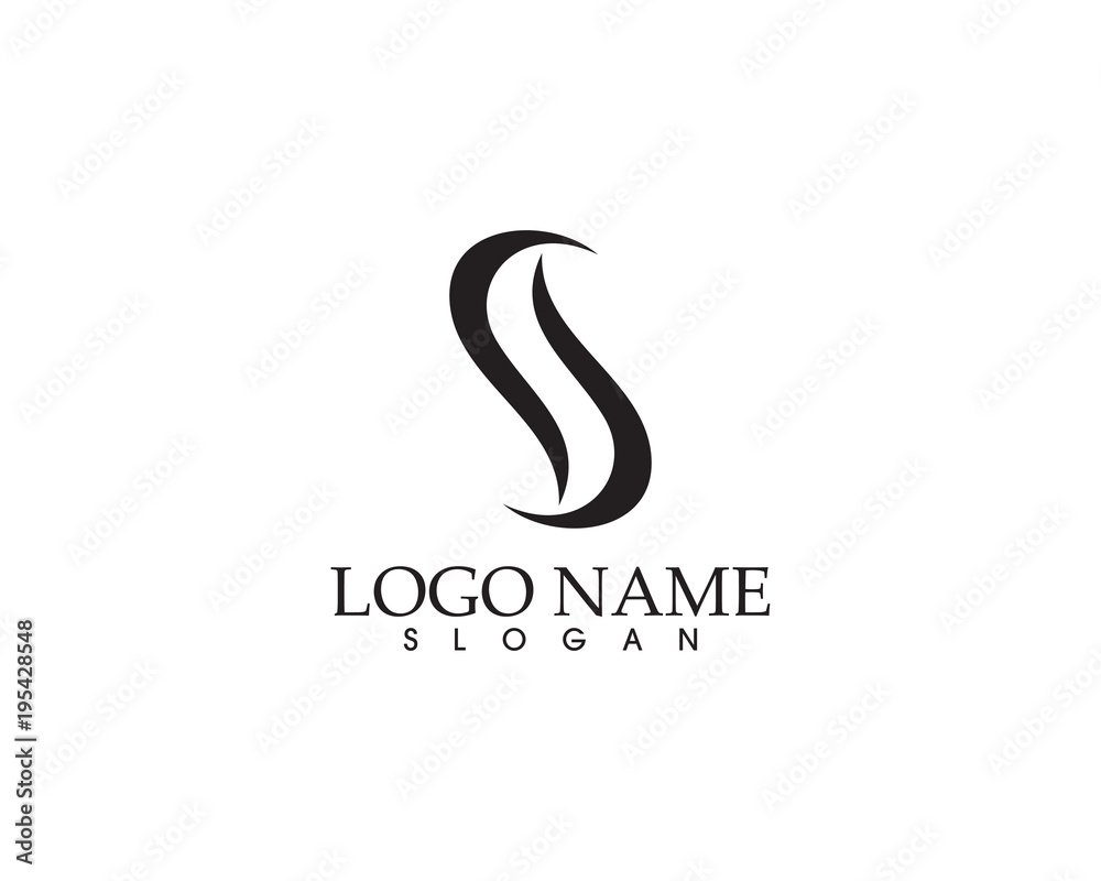 SS logos and symbols template icons app Stock Vector | Adobe Stock