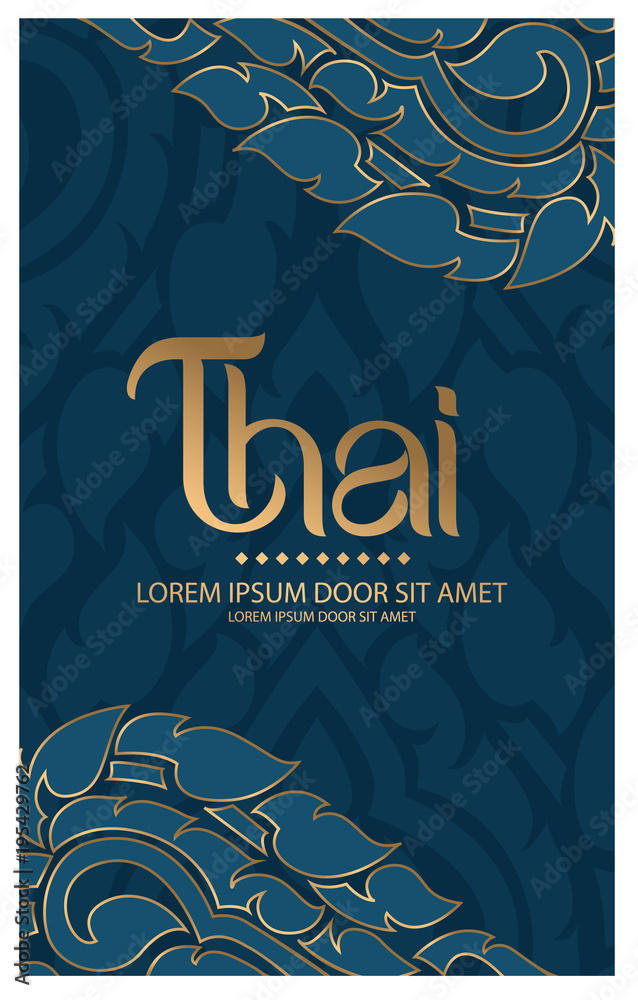 Thai Art vector Stock Vector | Adobe Stock
