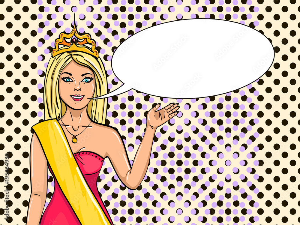 Miss the world of beauty. The girl, the winner of the contest of models ...