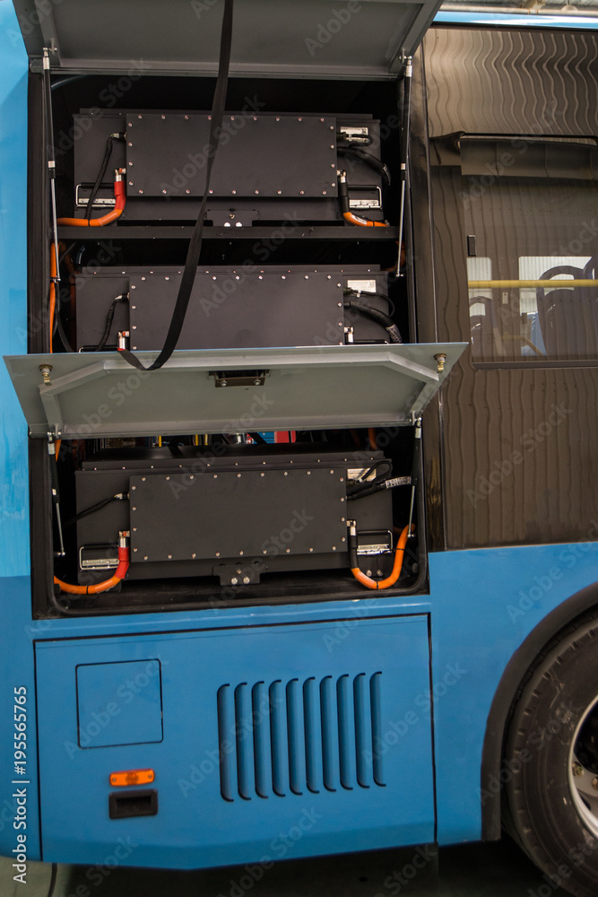 New energy electric vehicle battery pack Stock Photo | Adobe Stock