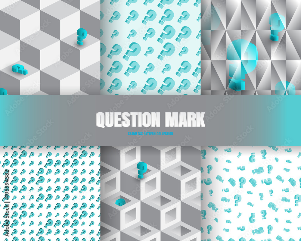 Question Mark 3d Background Stock Vector | Adobe Stock
