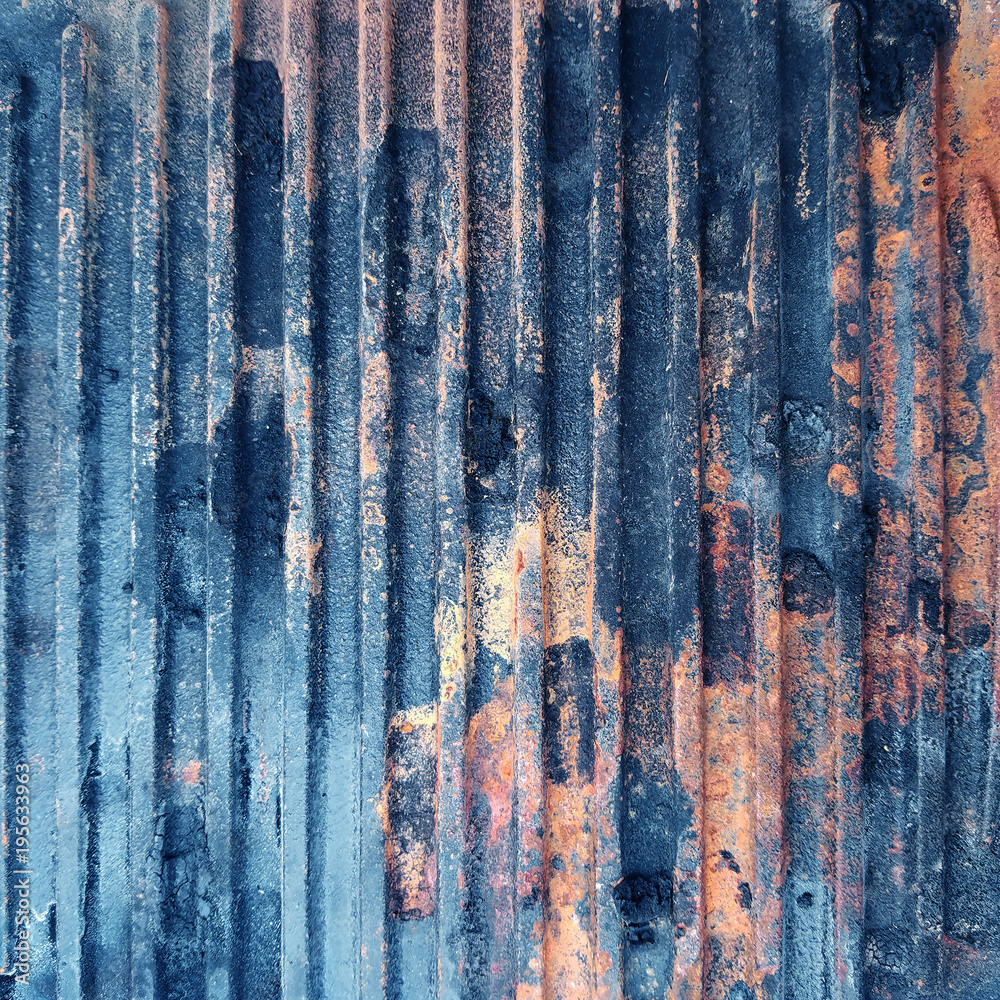 Aged rustic colorful iron texture background Stock Photo | Adobe Stock
