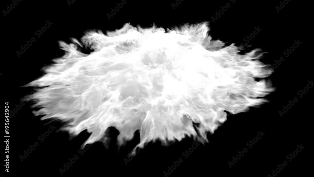 Vidéo Stock Seamlessly looped ring of fire / fire from rocket launch ...