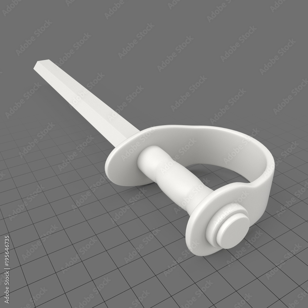 Foam sword Stock 3D asset | Adobe Stock