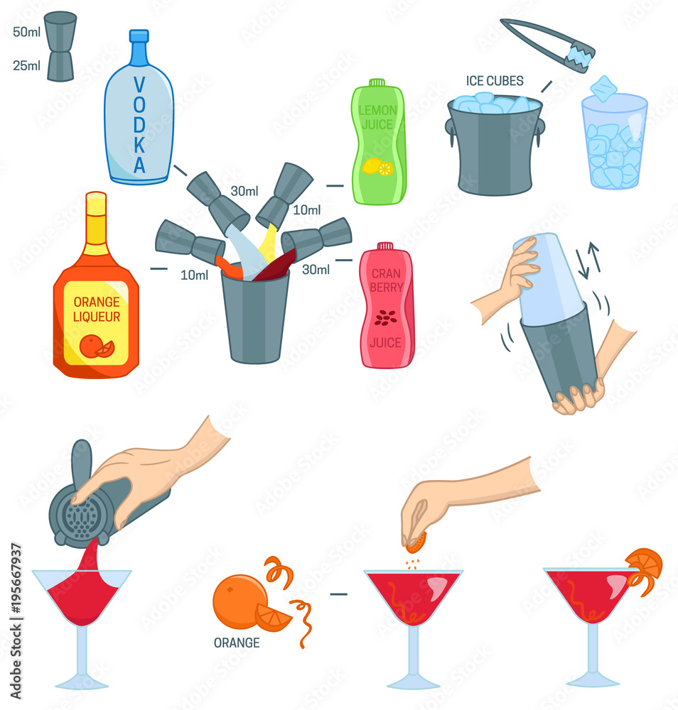 Cosmopolitan Drink Clip Art