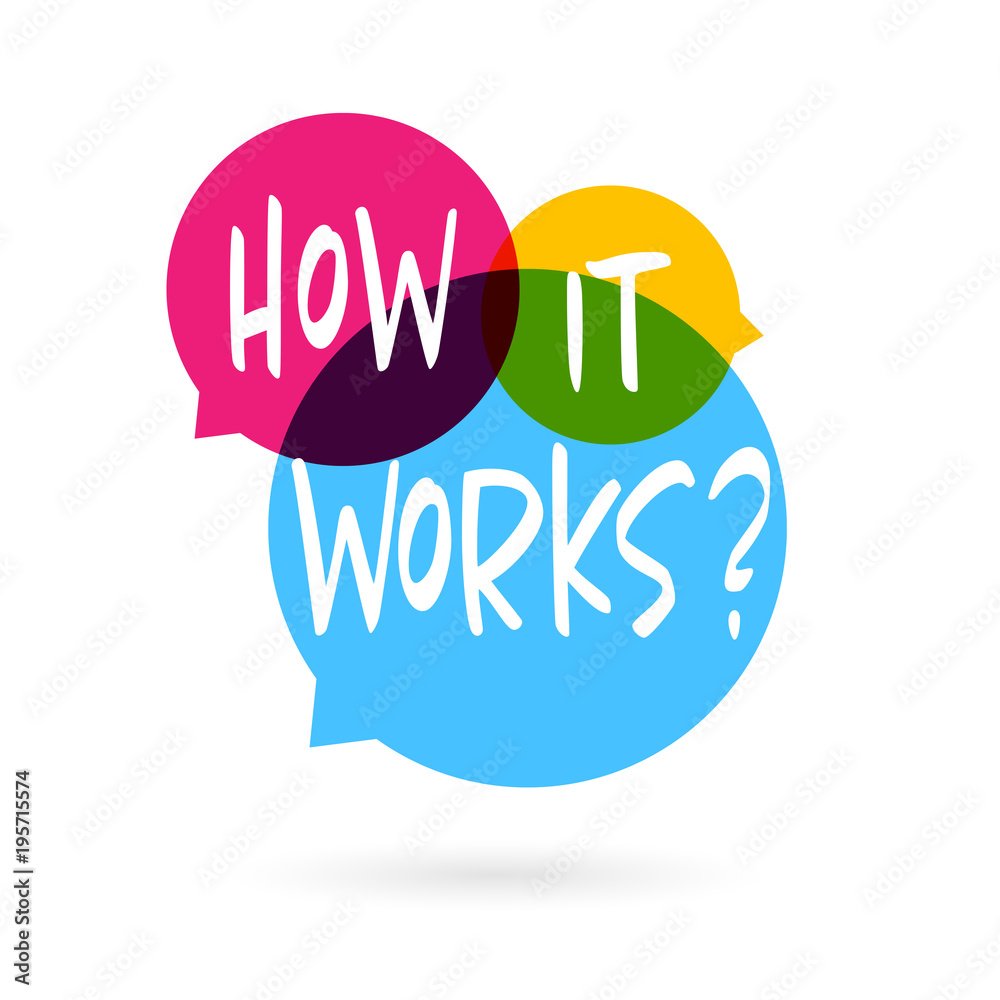 How it works Stock Vector | Adobe Stock