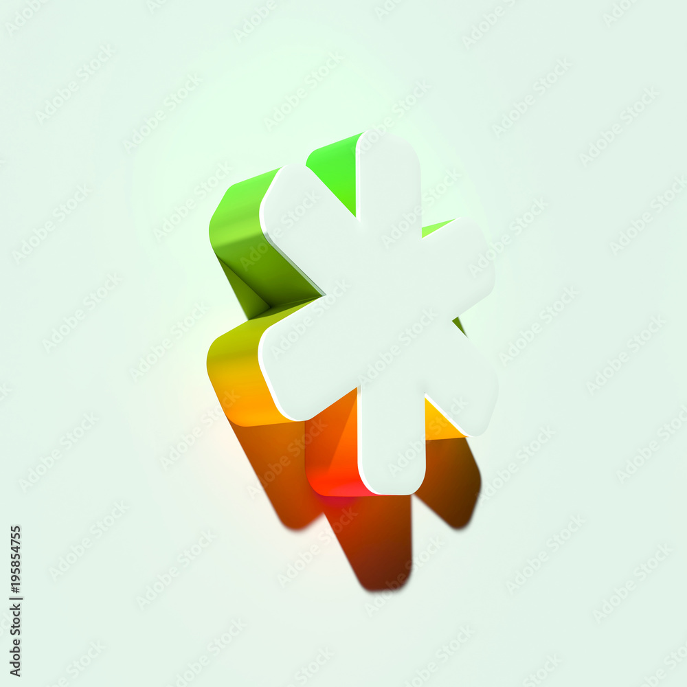 Green Multiplication Sign