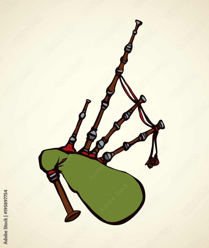 Bagpipes Drawing