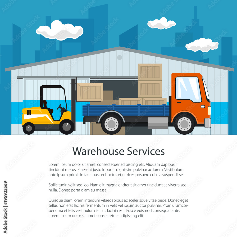 Brochure of Warehouse and Delivery Services , Forklift Truck and Small ...