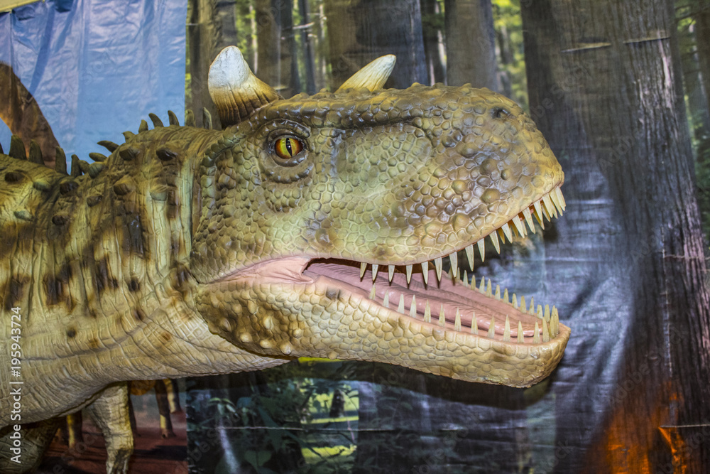 Carnotaurus Dinosaur Stock Photo | Adobe Stock