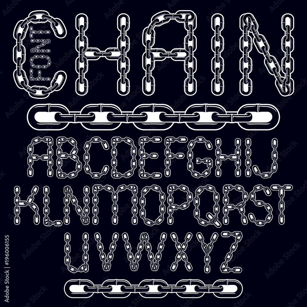 Vector script, modern alphabet letters set. Upper case creative font ...