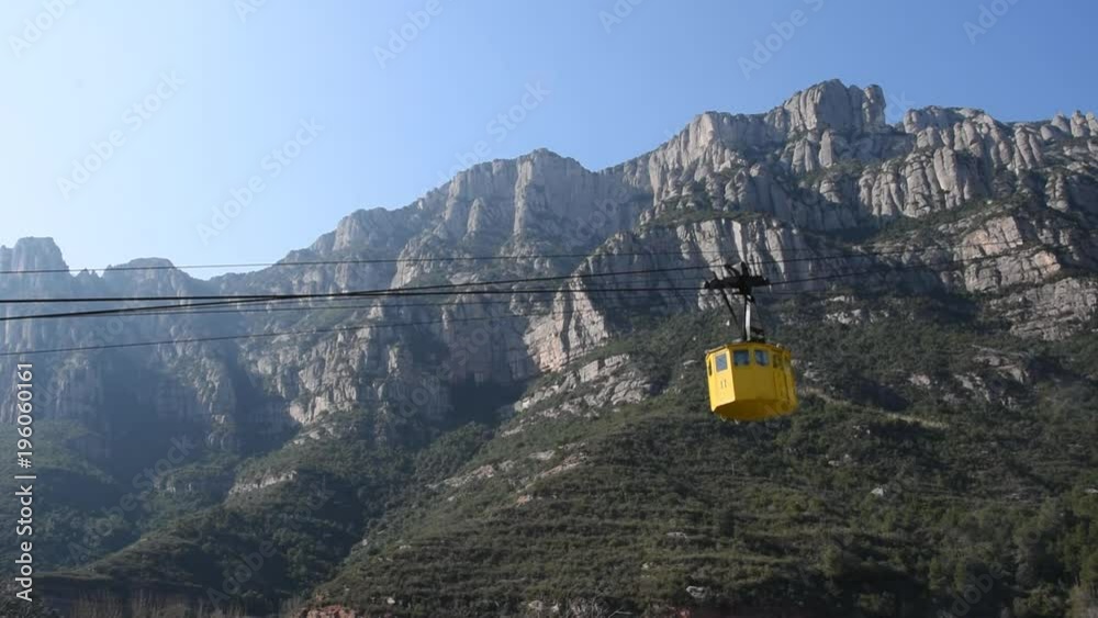 Aeri de Montserrat – aerial cable car to the Montserrat abbey and ...