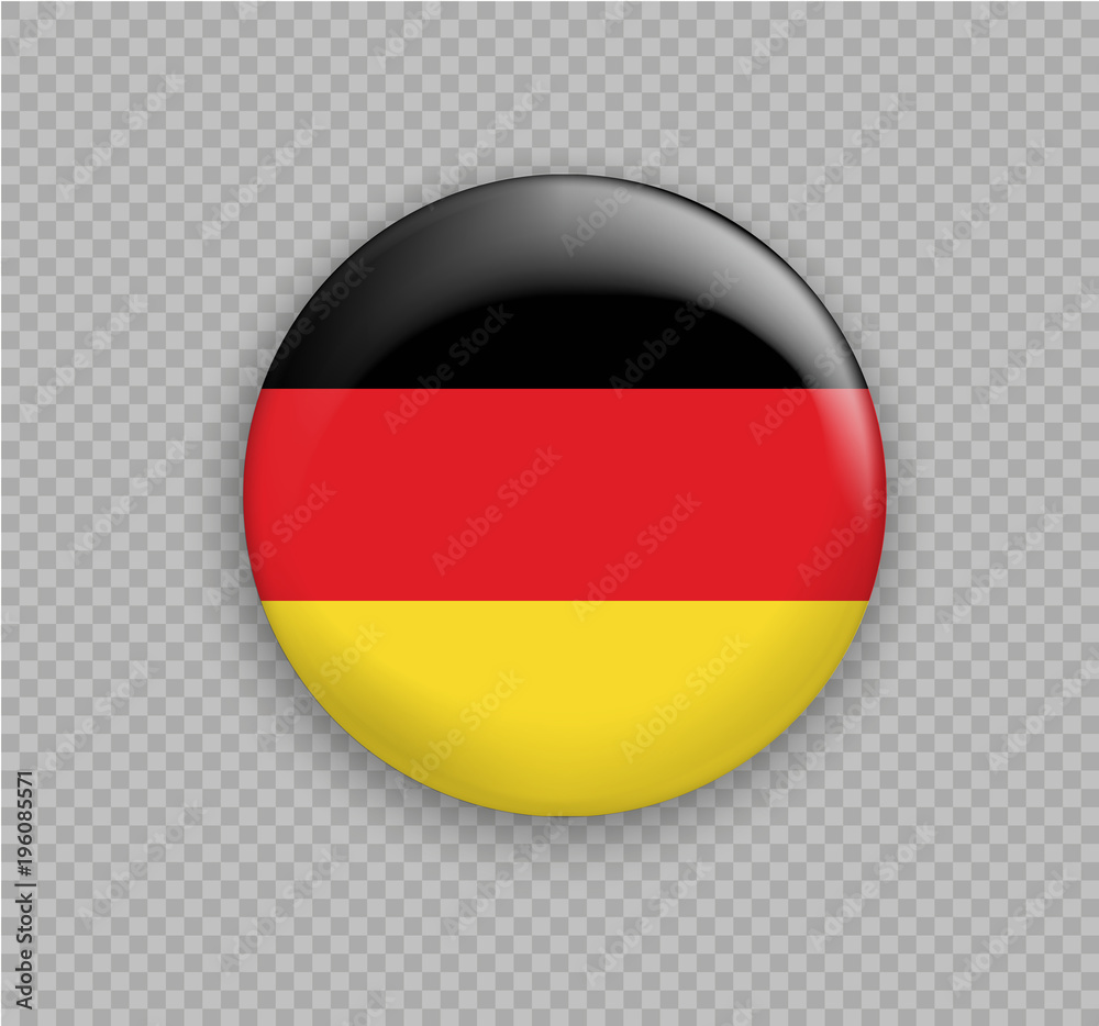 Flag of Germany, the right colors and proportions. Vector illustration ...