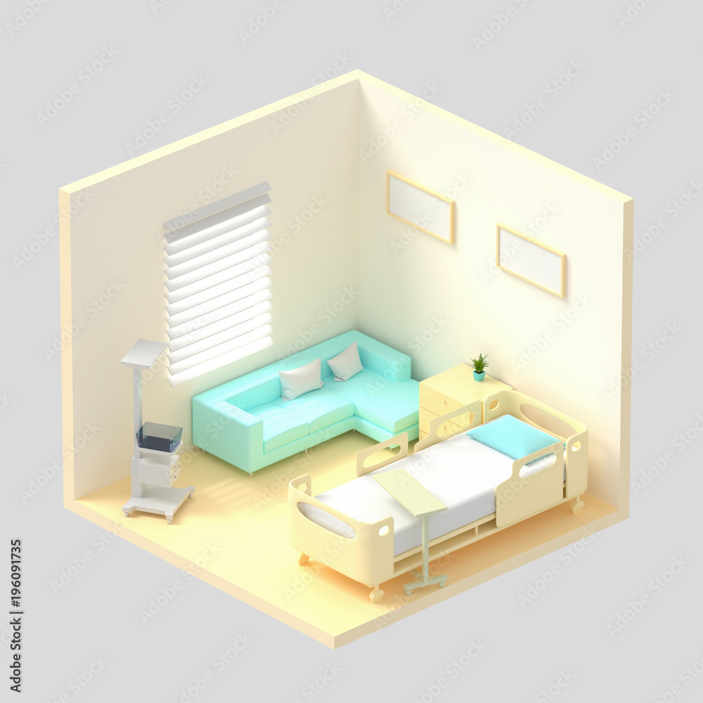 3d Hospital Room