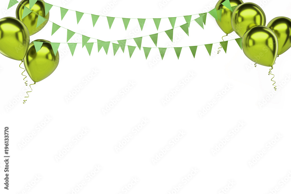 Balloon Corner Border