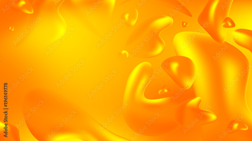 Background liquid. Background colorful abstract holographic 3D gradient ...
