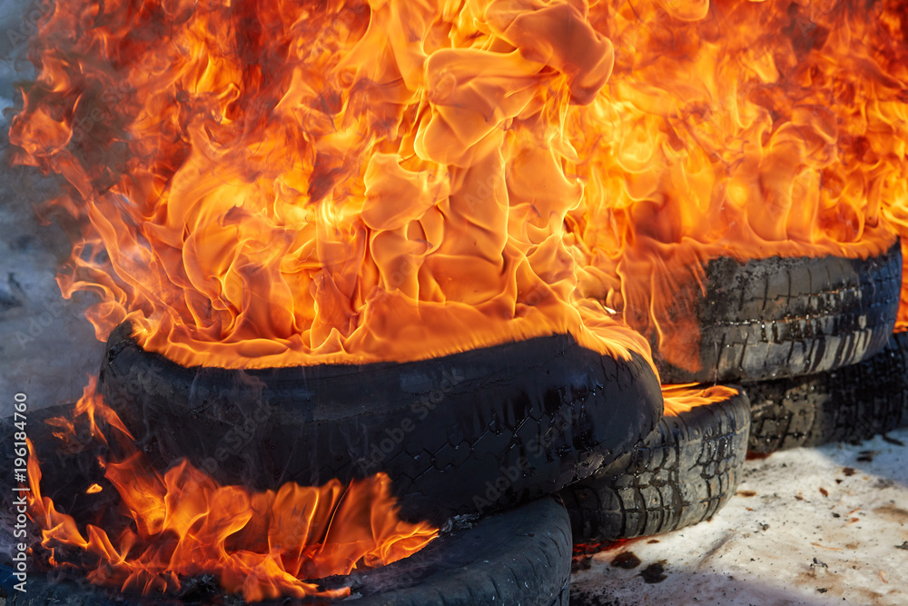 burnt car wheel, car accident, wheel in the fire, burnt tires, burning ...