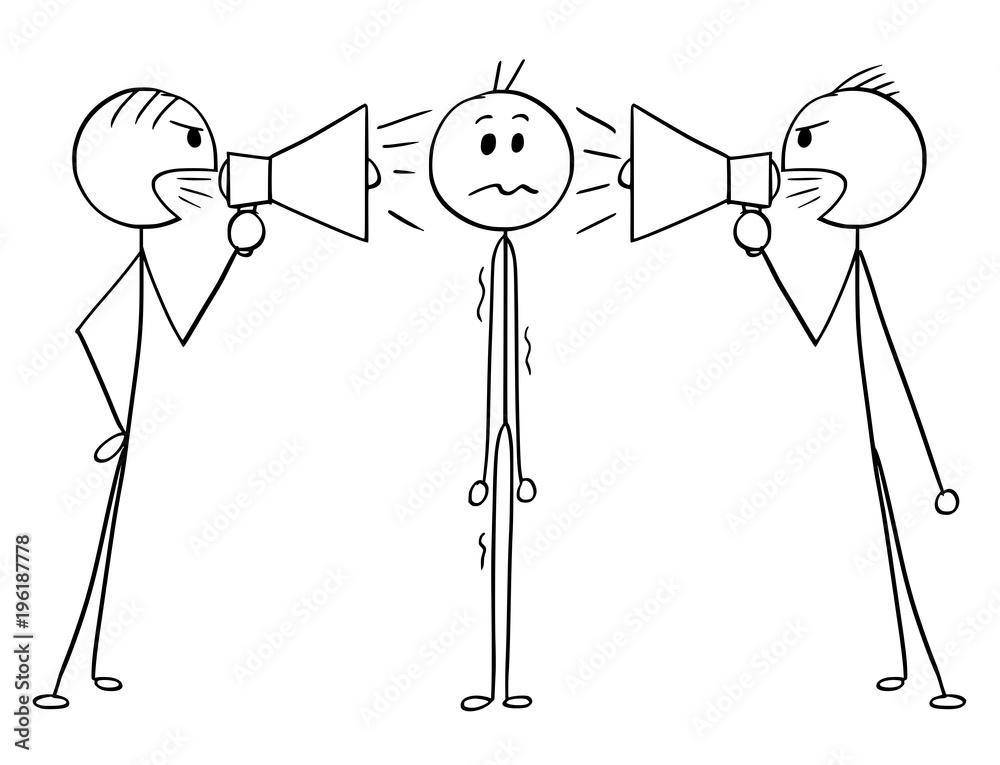 Yelling Stick Figure