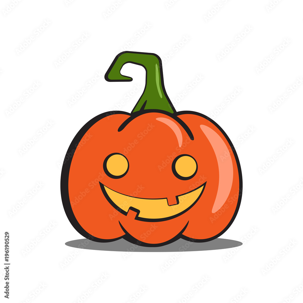 Funny Pumpkin Cartoon