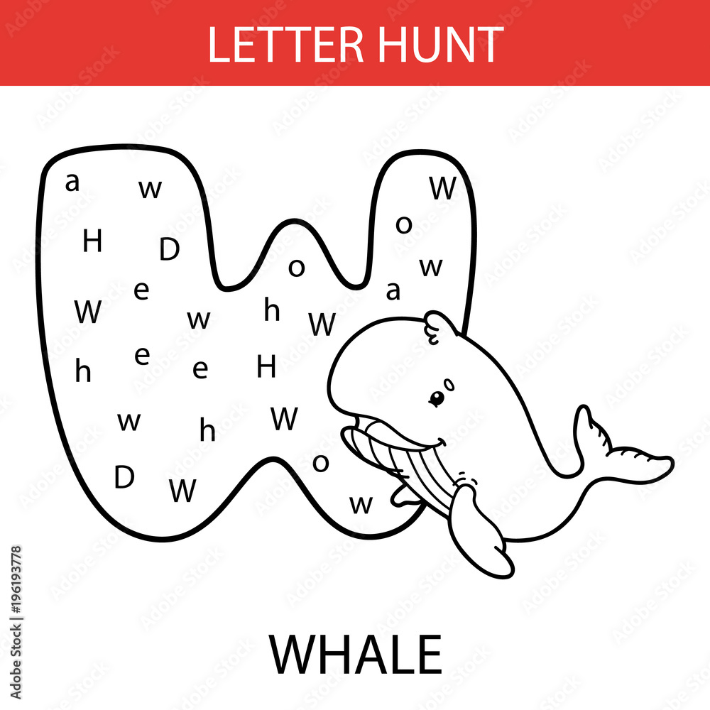 Vector illustration of printable kids alphabet worksheets educational ...
