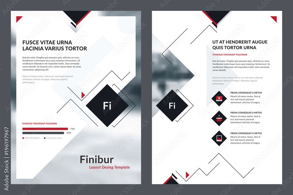 Elements of infographics for brochure template and magazine templates ...