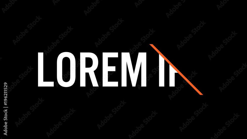 Diagonal Text Wipe In Stock Template | Adobe Stock