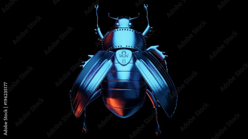 Scarab VJ Loop - is a stunning ancient motion graphic animation ...