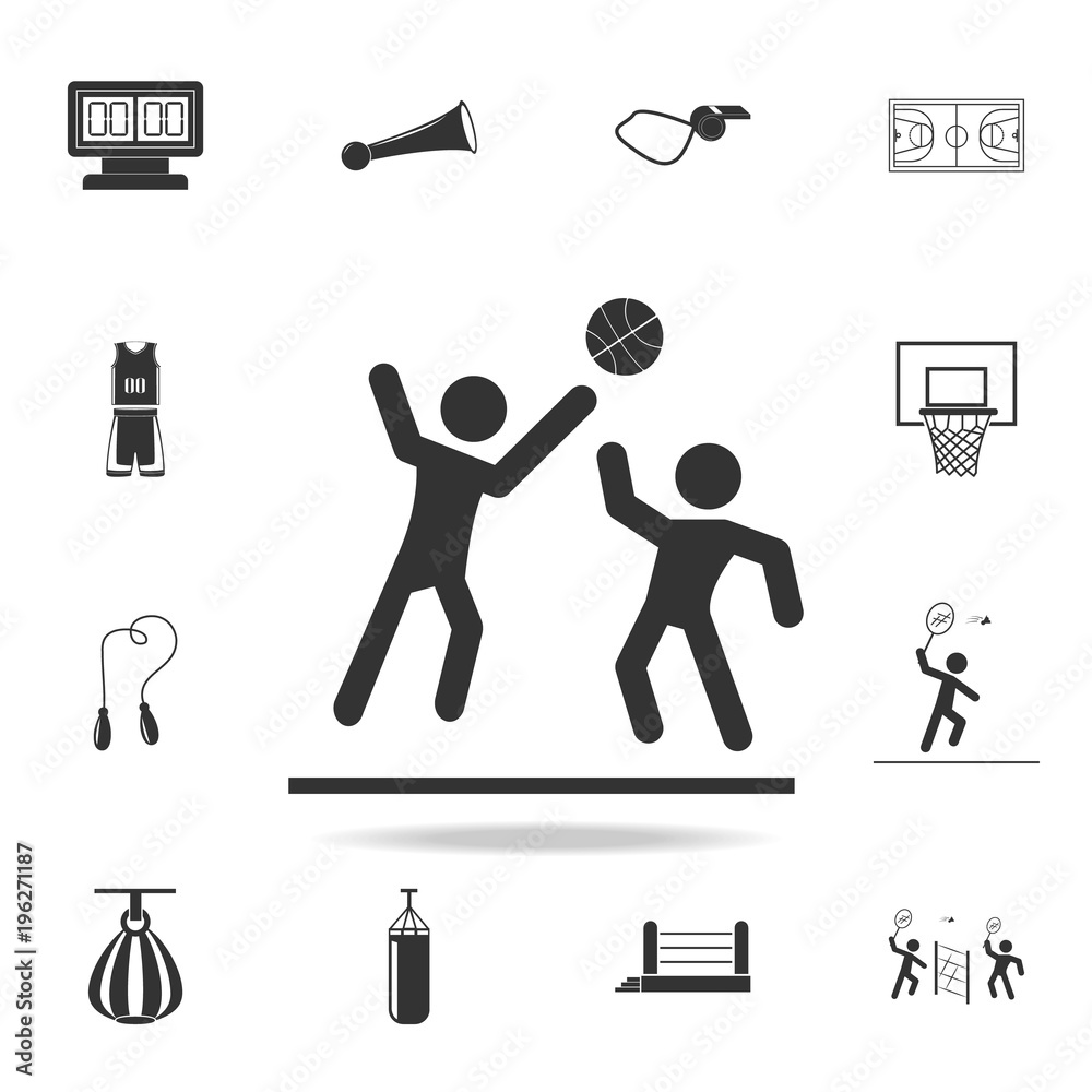 Basketball Graphic Design Black And White