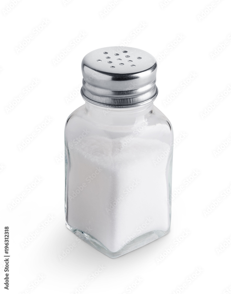 Salt shaker isolated on white background Stock Photo | Adobe Stock