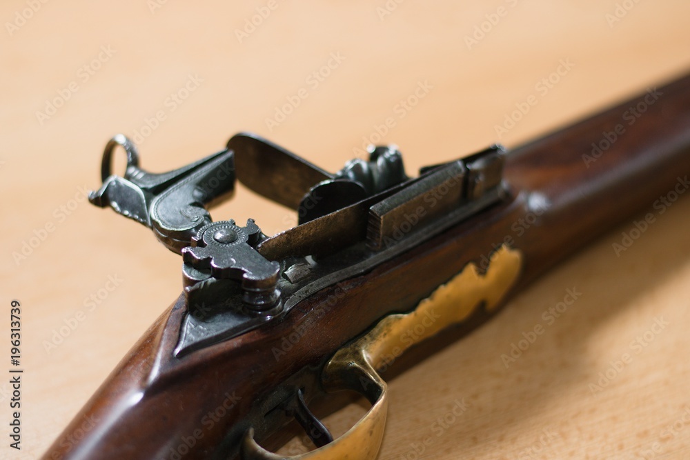 Flintlock rifle Stock Photo | Adobe Stock