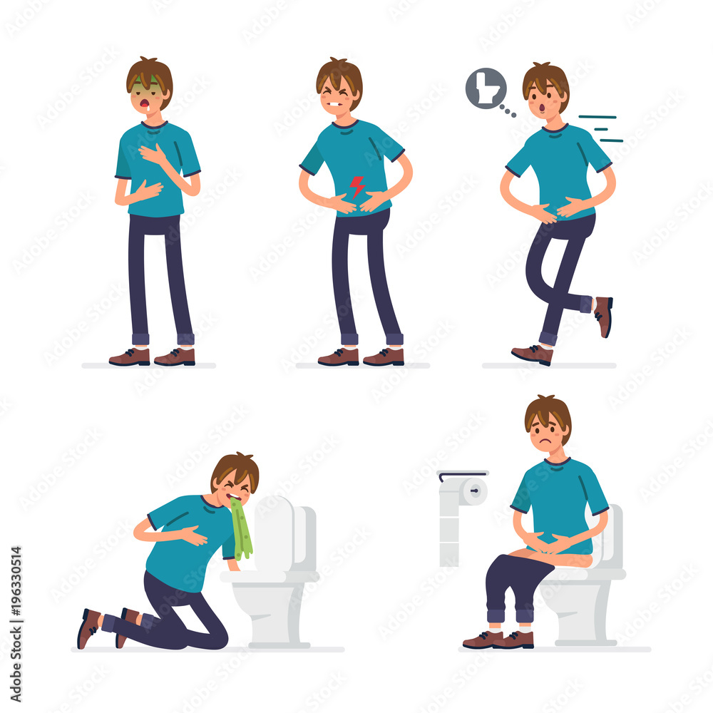 diarrhea Stock Vector | Adobe Stock