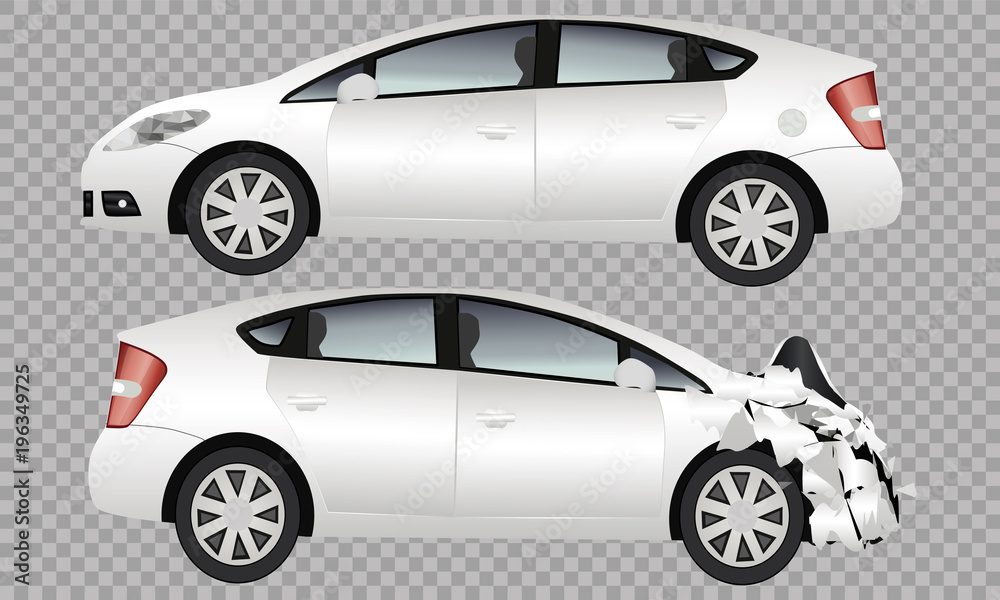 Crashed Cars Before And After