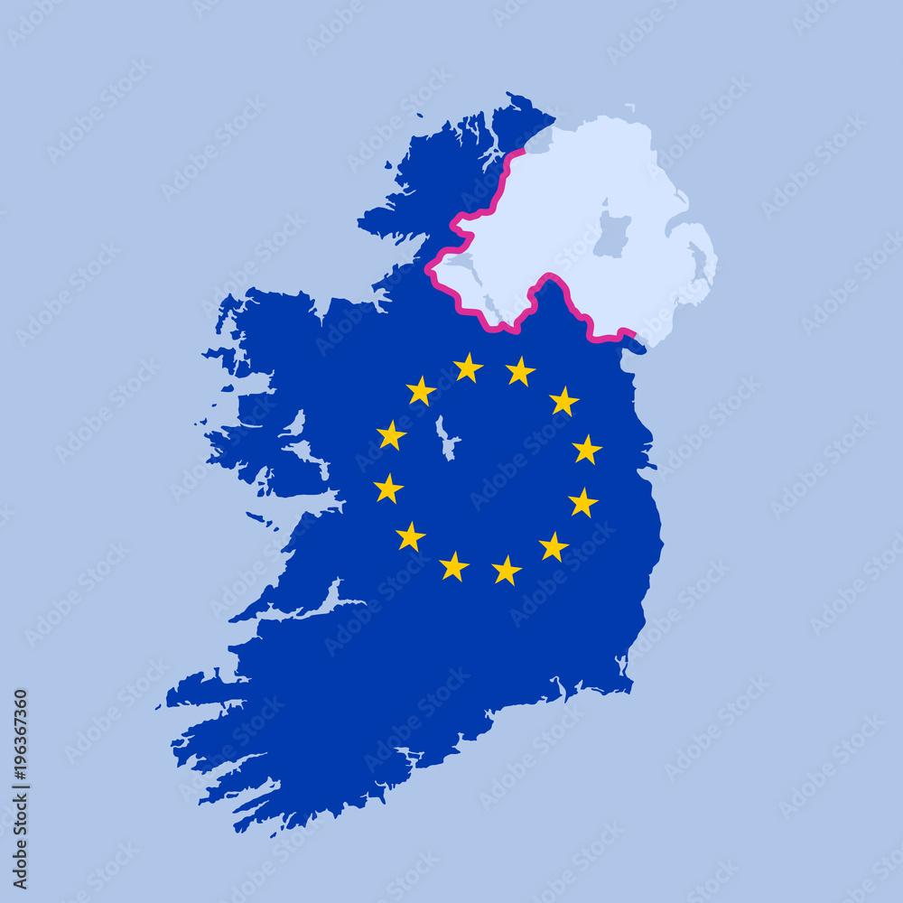 Hard border between Northern Ireland and territory of European union ...