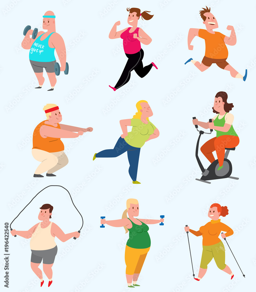 Fat People Working Out