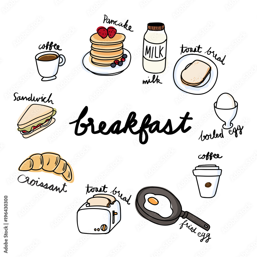 Breakfast Illustration