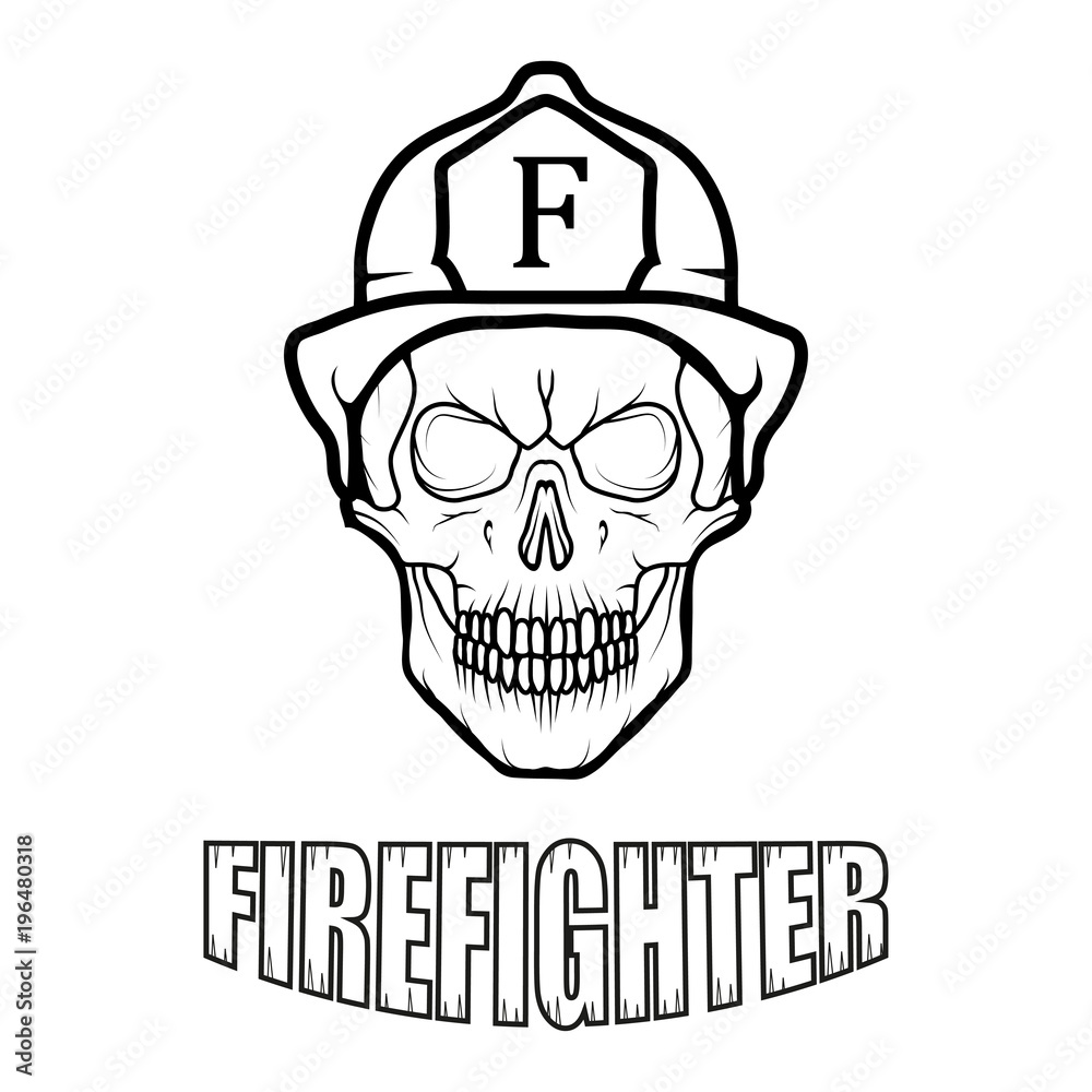 Firefighter Helmet Logo