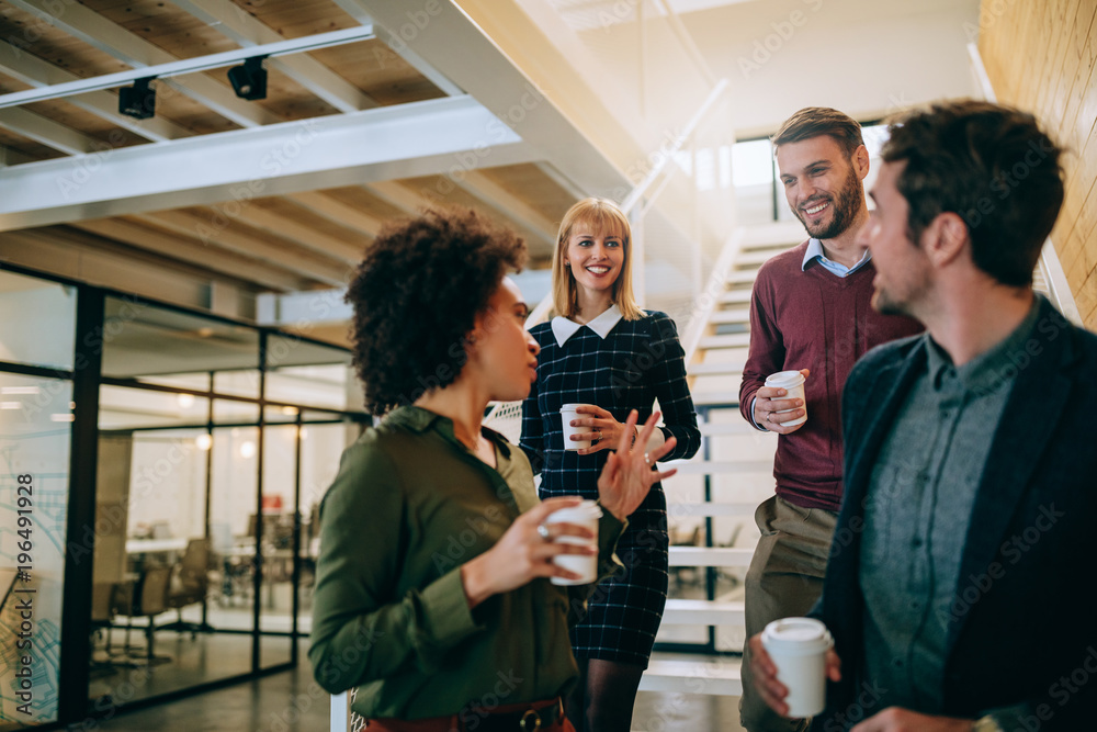 Coffee break conversations Stock Photo | Adobe Stock