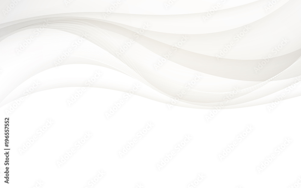 Abstract gray background with wave. Vector illustration Stock Vector ...