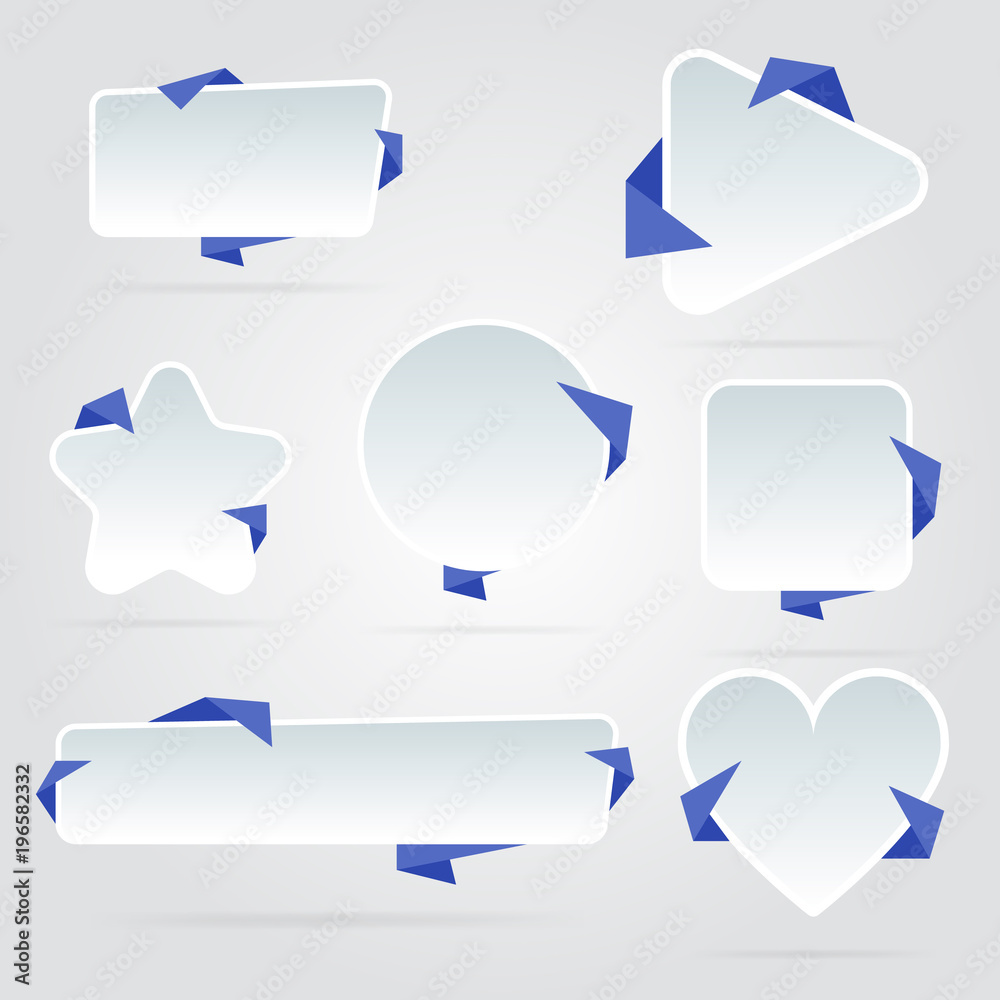 Vector badges flat modern style. Big Set of Vector Label, Sticker, Tags ...