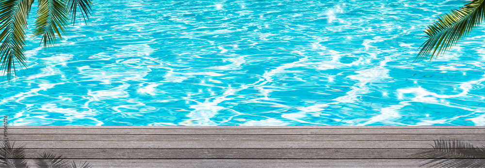 poolside at the sun deck panorama Stock Photo | Adobe Stock