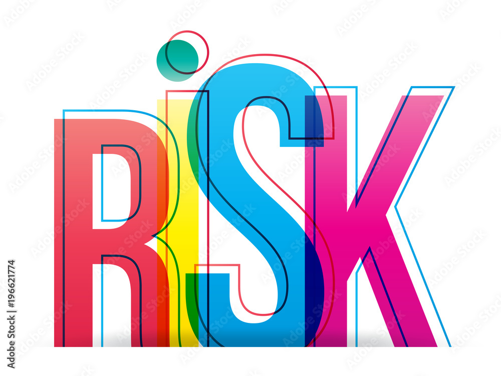 Risk letters icon Stock Vector | Adobe Stock