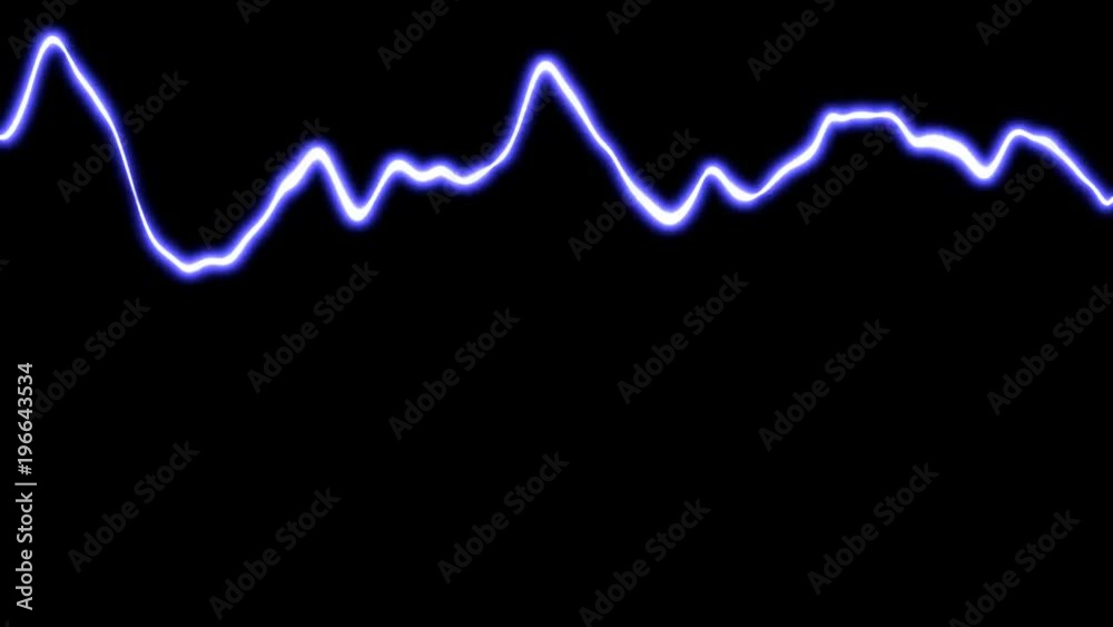 Cartoon electric arc effect. Loop animations(variation in positions and ...