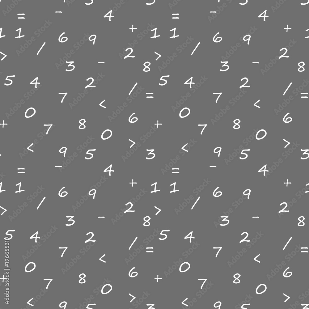 Mathematics background - different numbers in random pattern. School ...