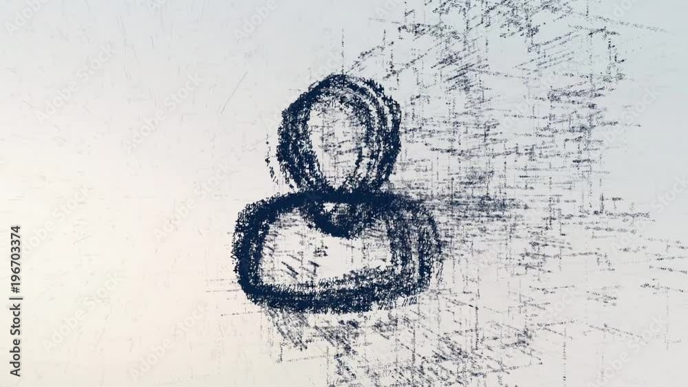 Man logo, a design consisting of a code of numbers and a symbol ...