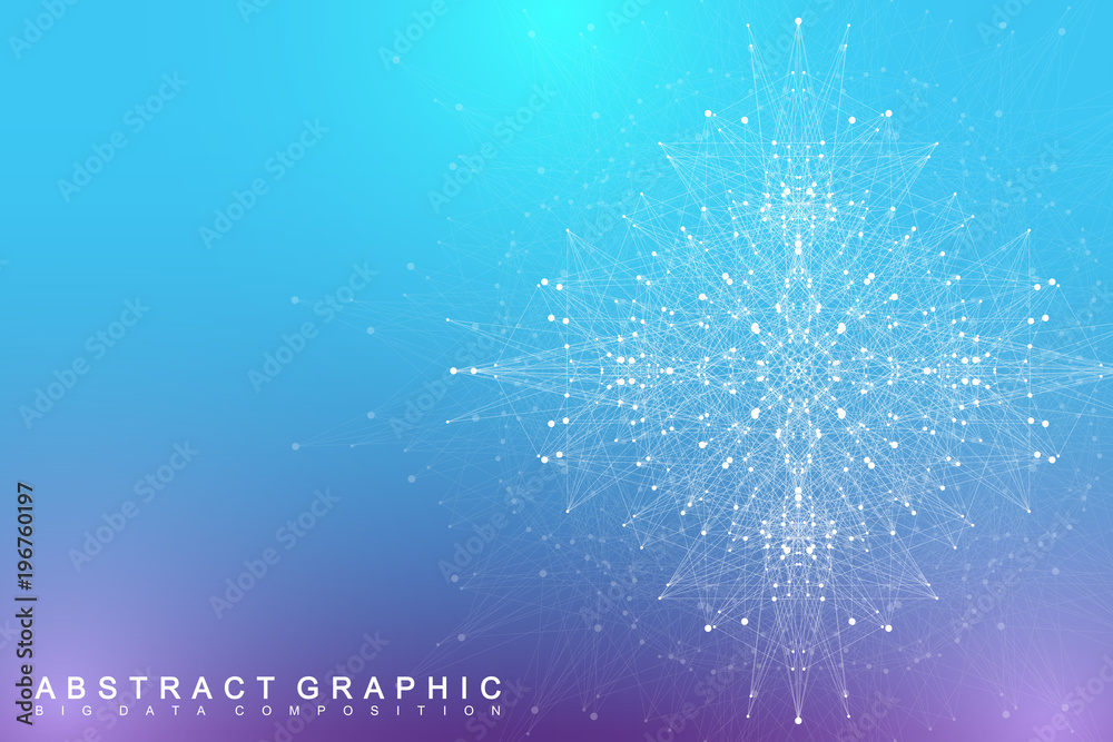 Big data complex. Graphic abstract background communication ...